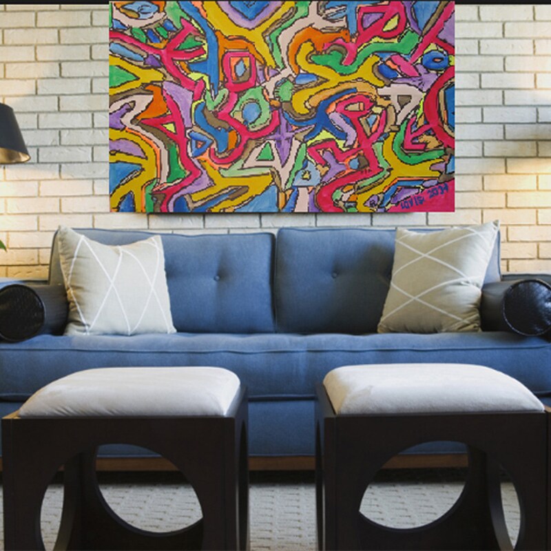 Contemporary Wall Art - Etsy