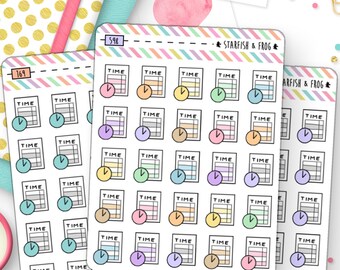 Timesheet Sticker - Etsy UK
