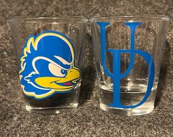 University of Delaware Glass - Etsy