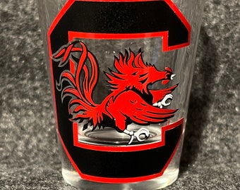 University of South Carolina Glass - Etsy