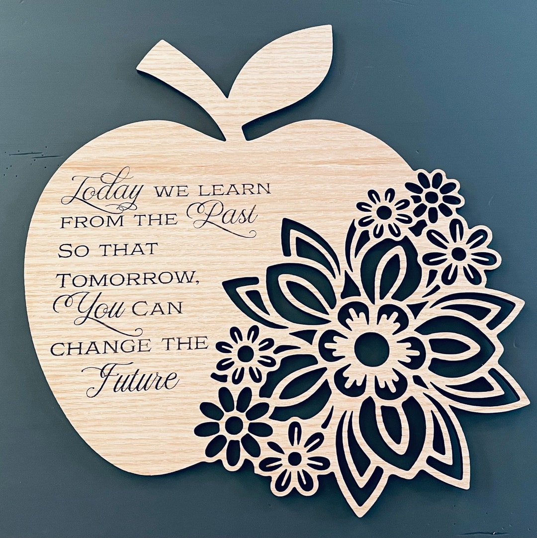 Inspirational Apple Sign - Etsy
