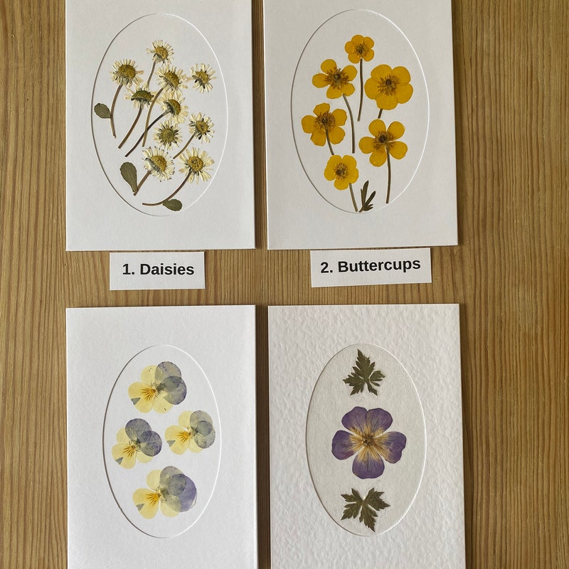 Flower Card - Etsy