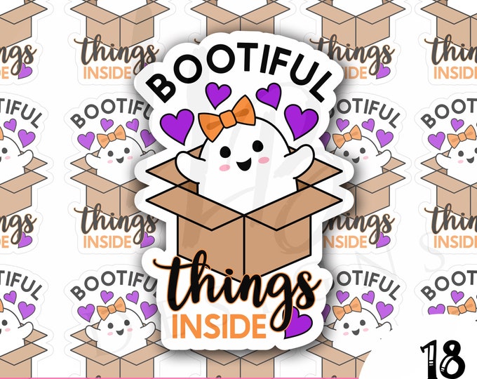 Handle With Scare Thank You Sticker Fall Sticker Support | Etsy