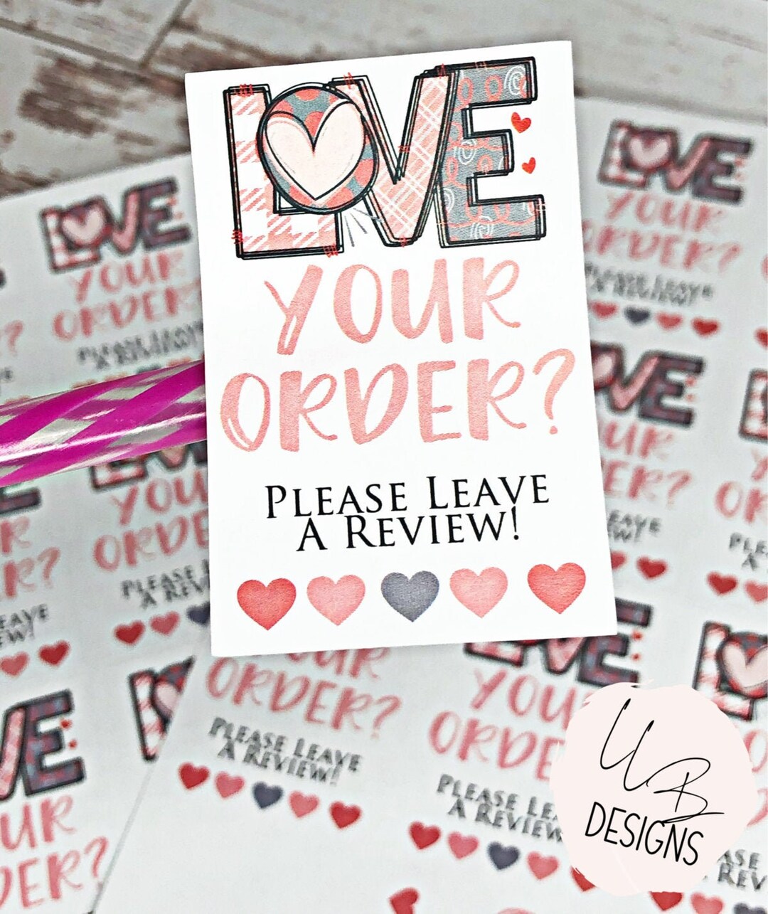Love Your Order? Leave A Review, Small Business, Handmade Shop, Thank ...