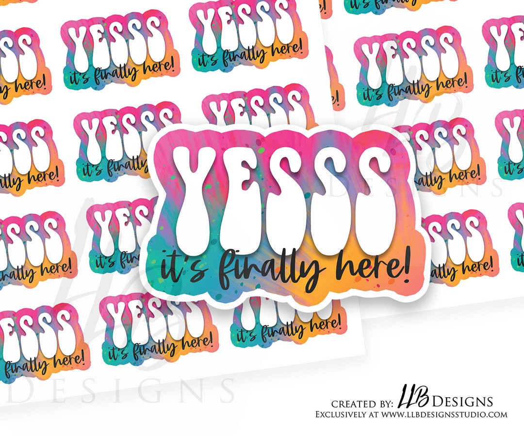 Tie Dye - Yesss It's Finally Here | Packaging Stickers | Tie Dye ...