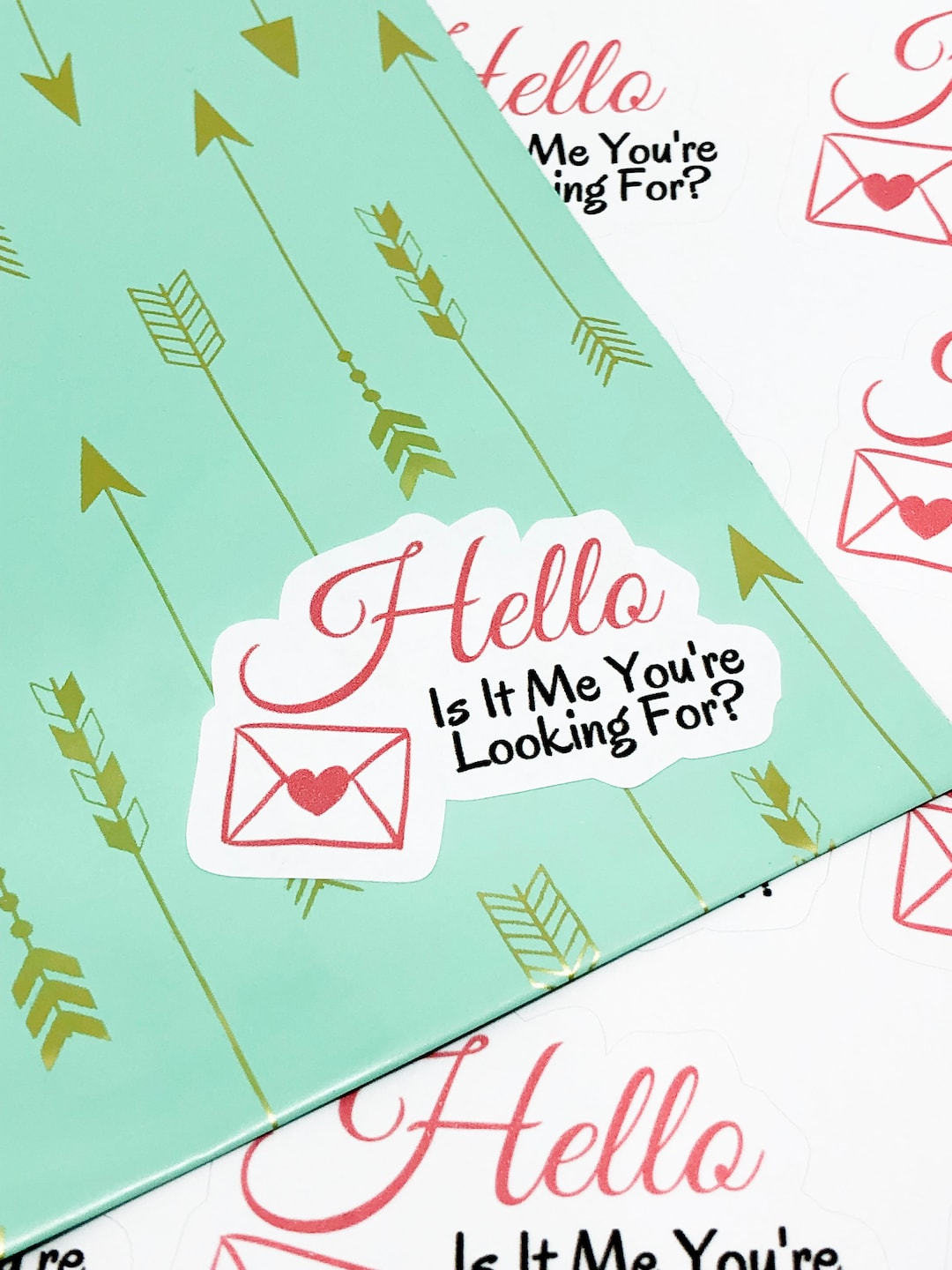 HELLO is It Me You're Looking For? | Packaging Stickers | Thank You ...