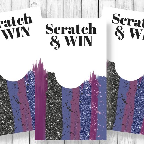 Scratch & Win Cards - Etsy