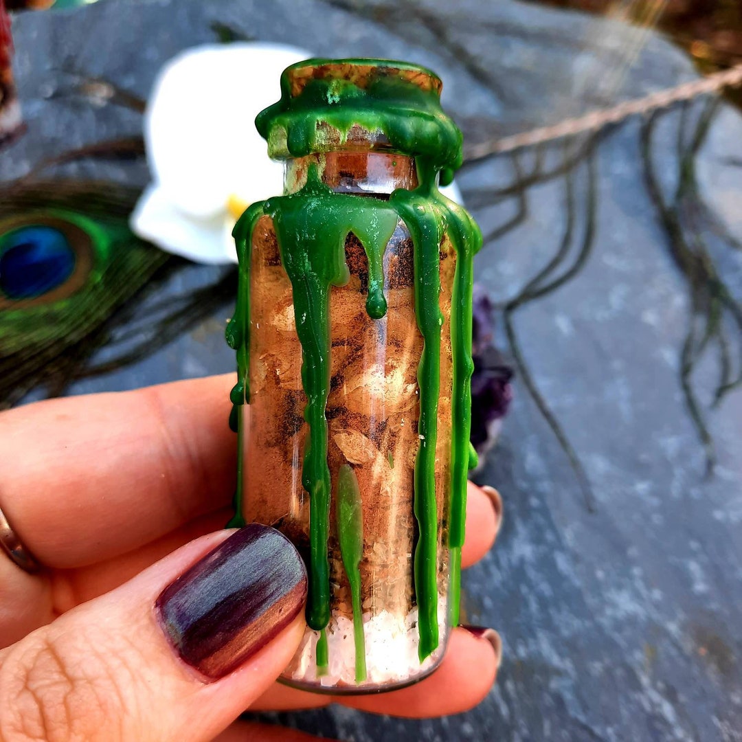 Abundance/money Spell Jar | Blessing Jar - Etsy