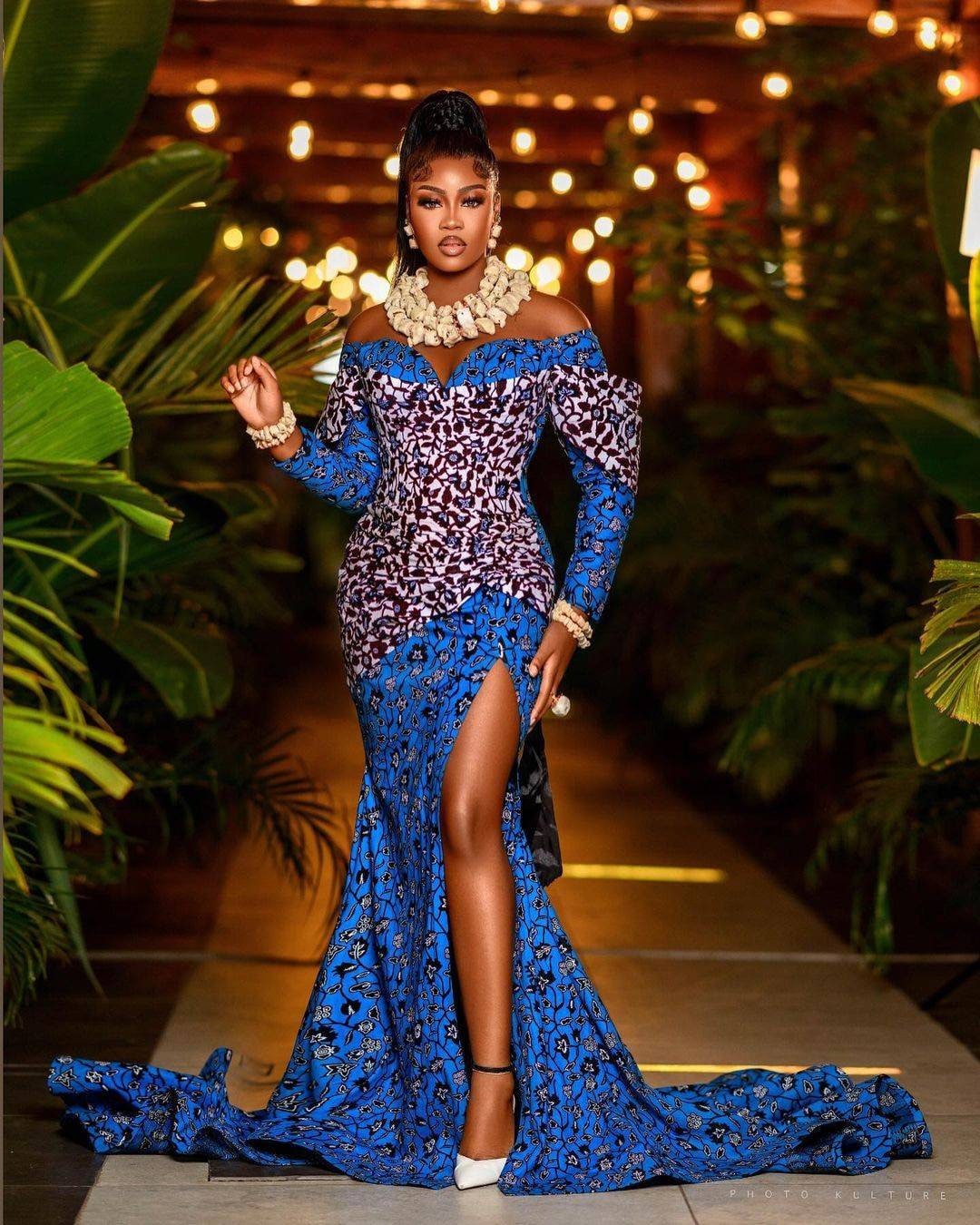 African Mermaid Dress, African Mermaid Skirt, Ankara Maxi Mermaid Gown ...