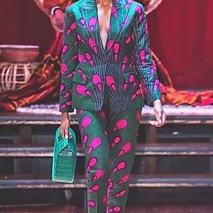 African Suit, Ankara Suit, African Pants and Jacket, African 2 Piece ...