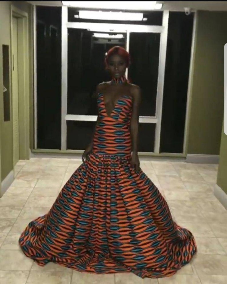 African Wax African Print Ankara Mermaid Fishtail Dress - Etsy UK
