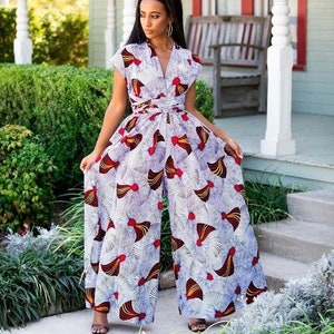 African Jumpsuit, Ankara Jumpsuit, Infinity Jumpsuit,african Print ...