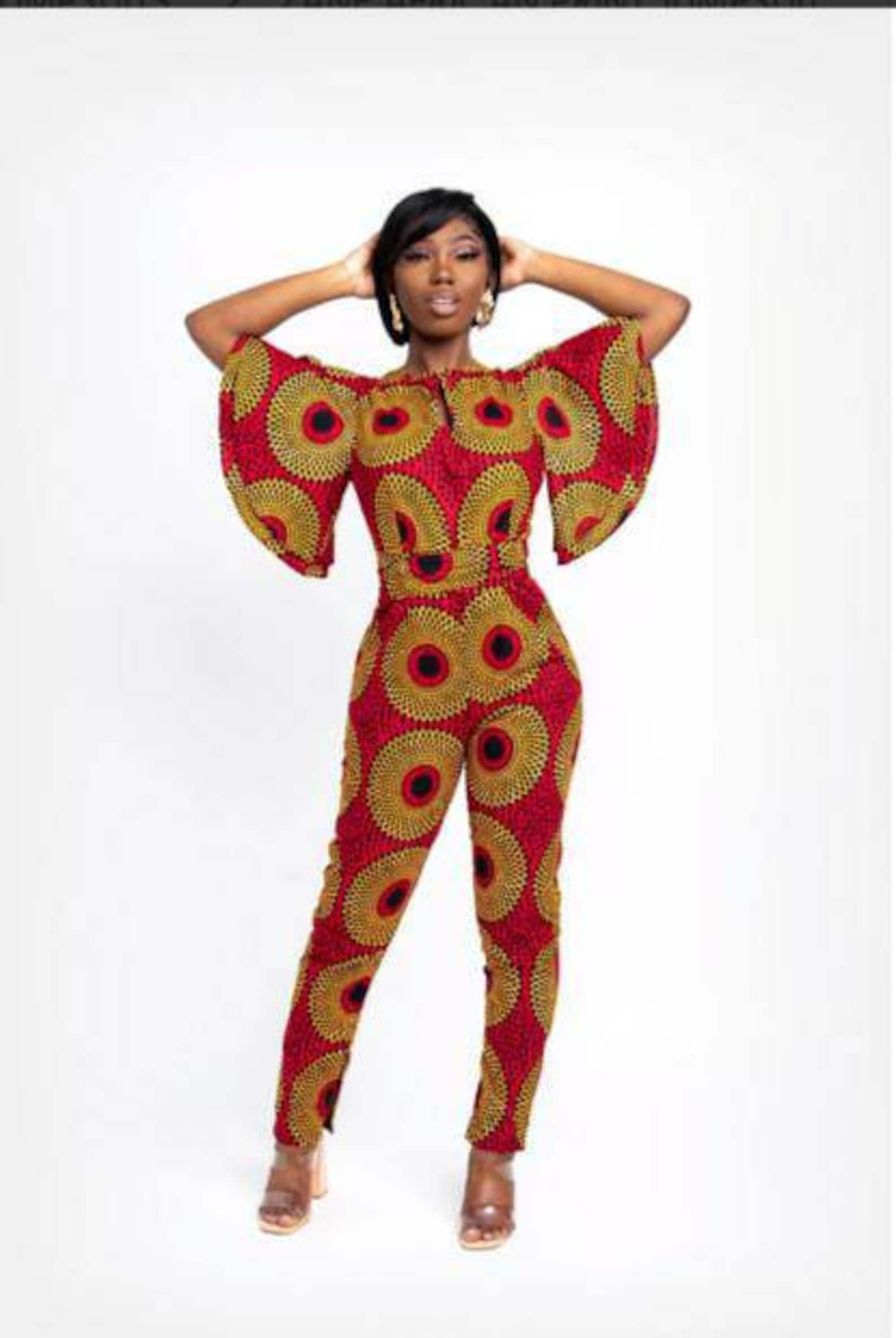 African Jumpsuit African Print Jumpsuit Ankara Jumpsuit | Etsy