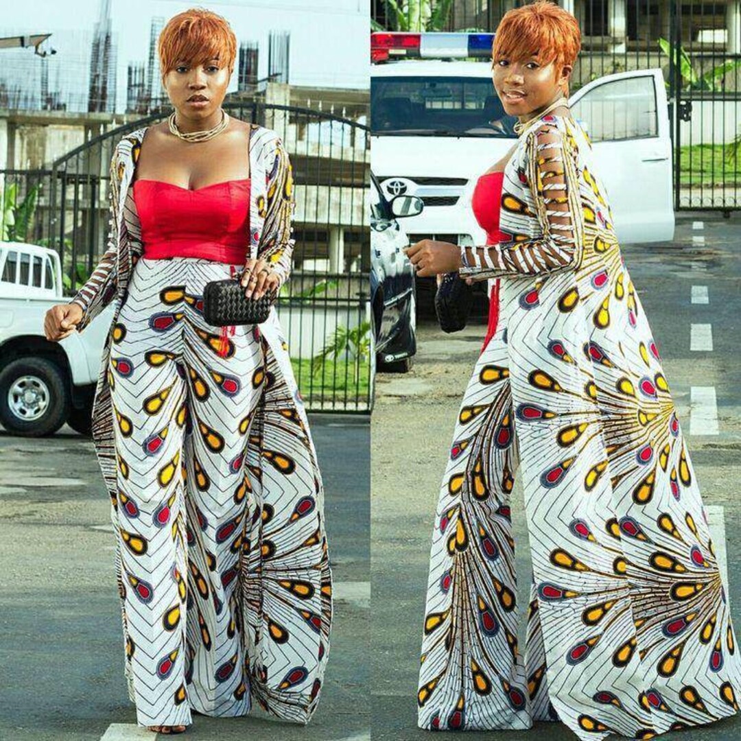 African 2 Piece Set, African Coord Set, Ankara 2 Piece, African Kimono ...