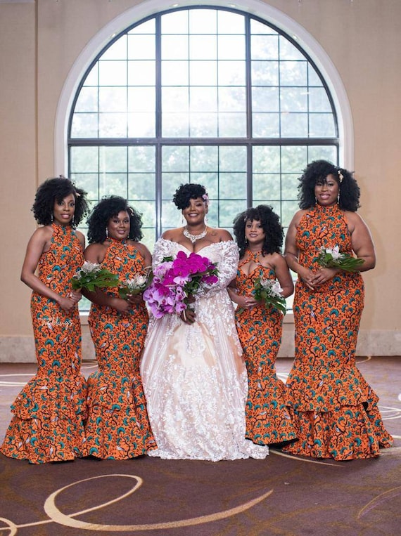 African Bridesmaids Dresses