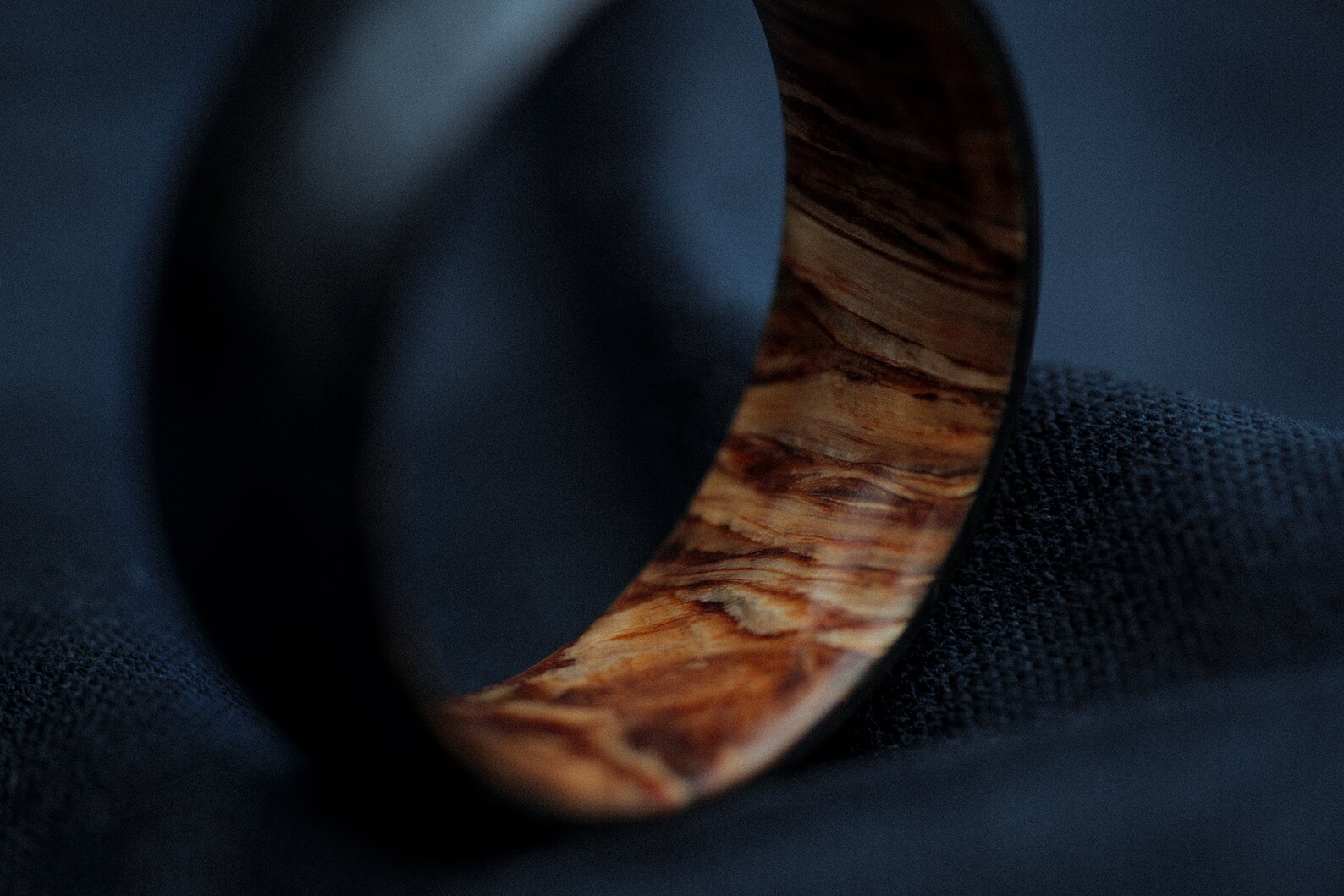 Hemp Fiber and Forged Carbon Fiber Ring Handmade Mens - Etsy