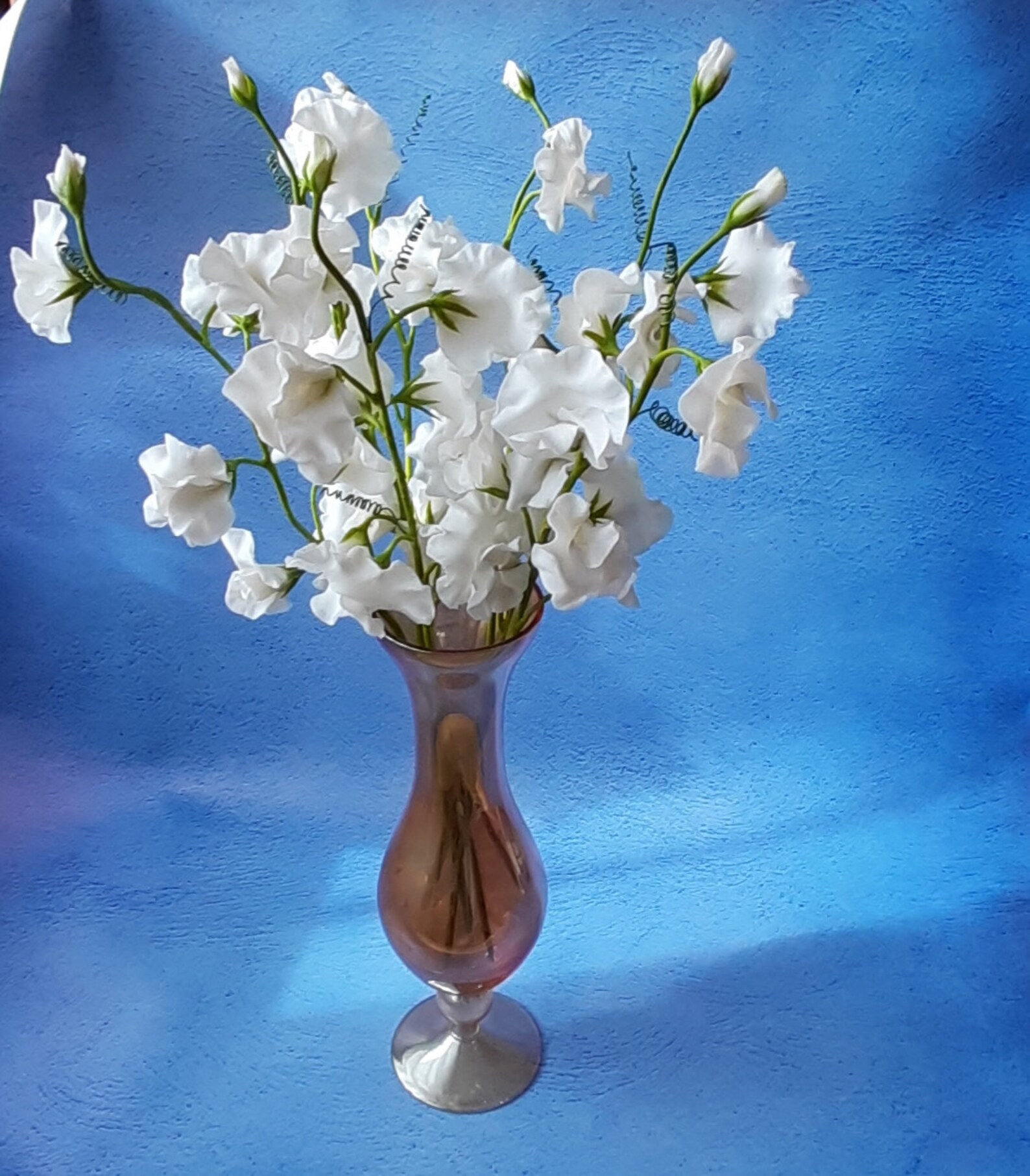 Fragrant Peas Set 7 Flowers of Polymer Clay-cold | Etsy