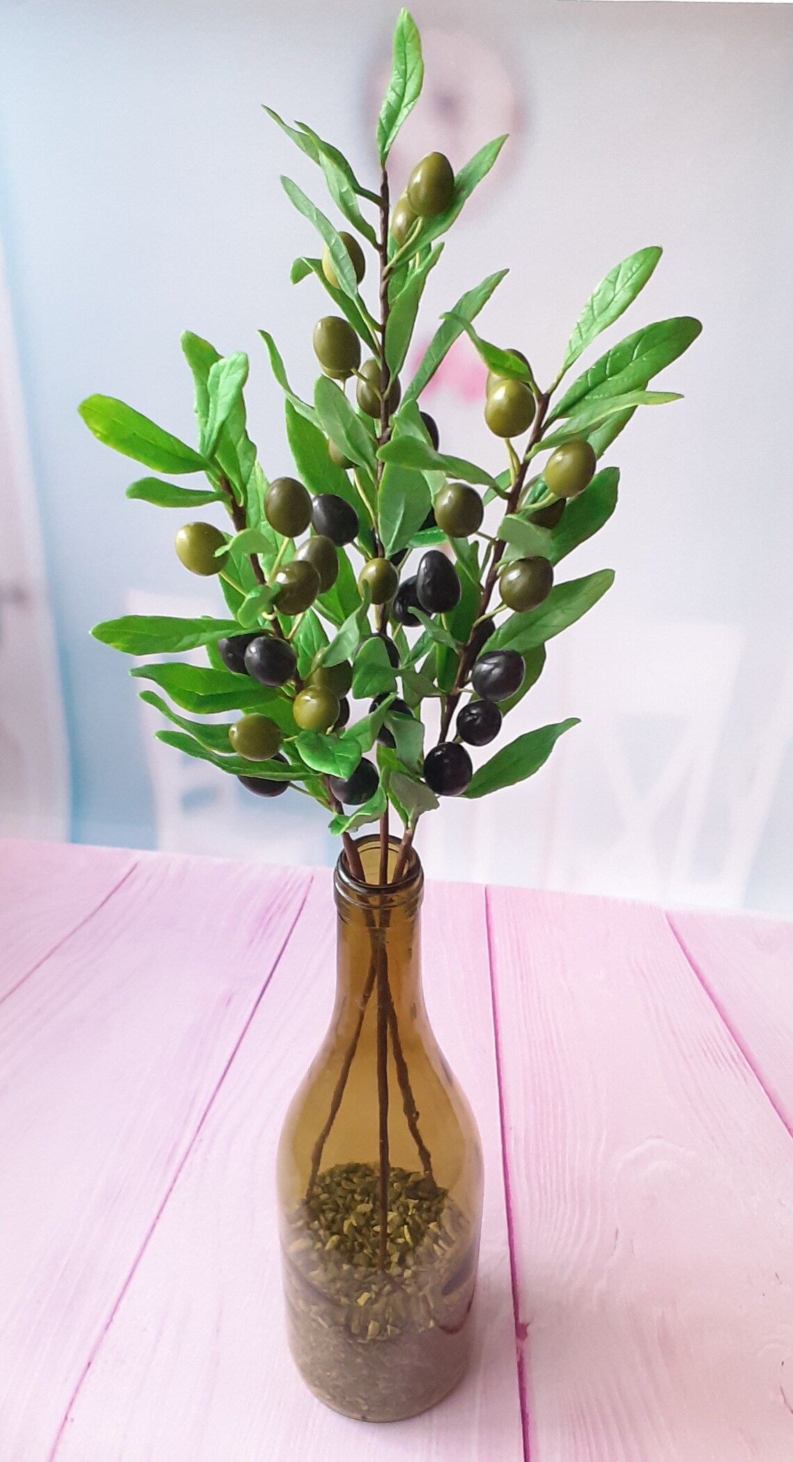 Handmade Olive Branch of Polymer Clay Cold - Etsy UK