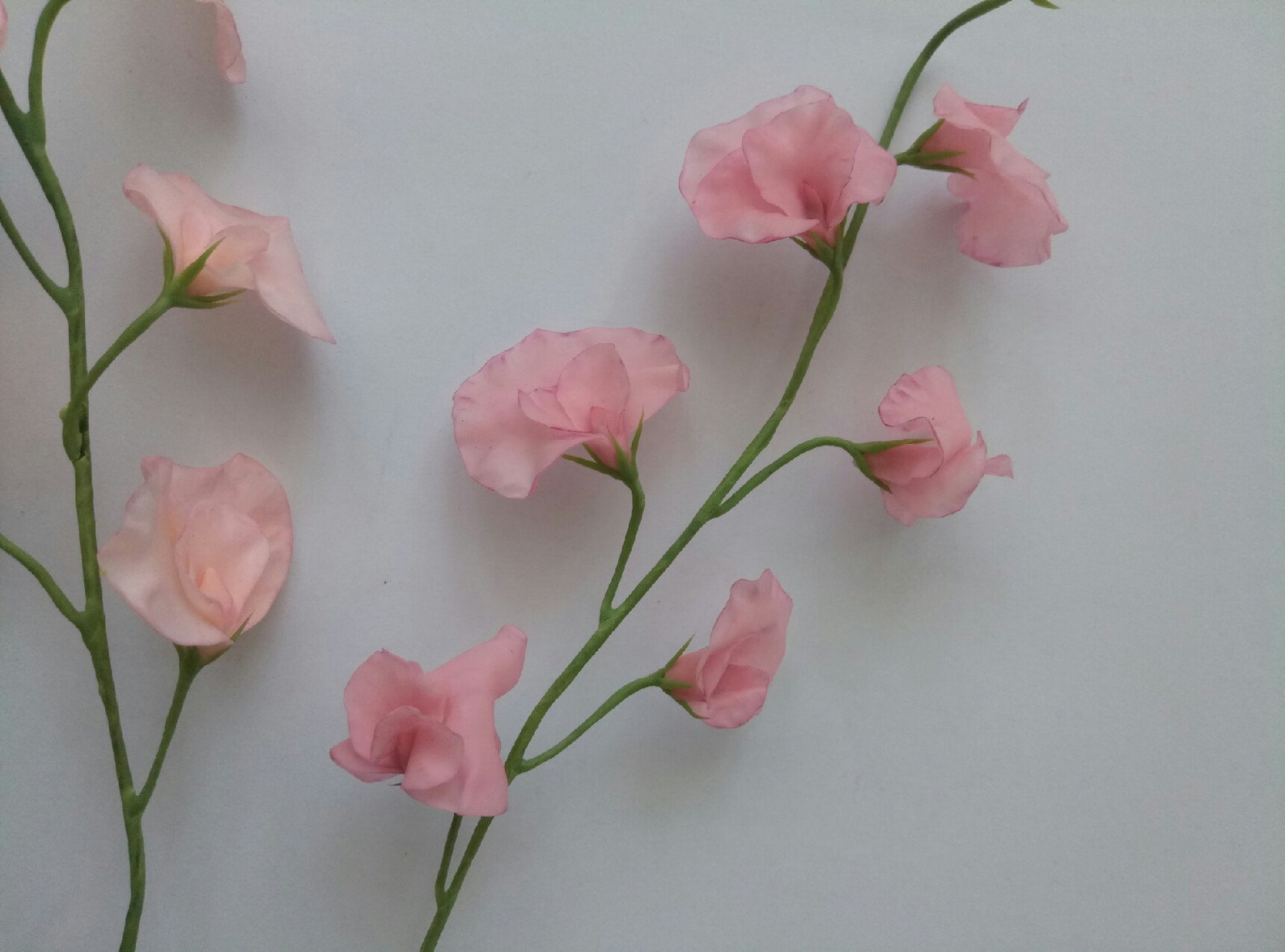 Fragrant Peas-polymer Clay Flower Arrangement-cold - Etsy