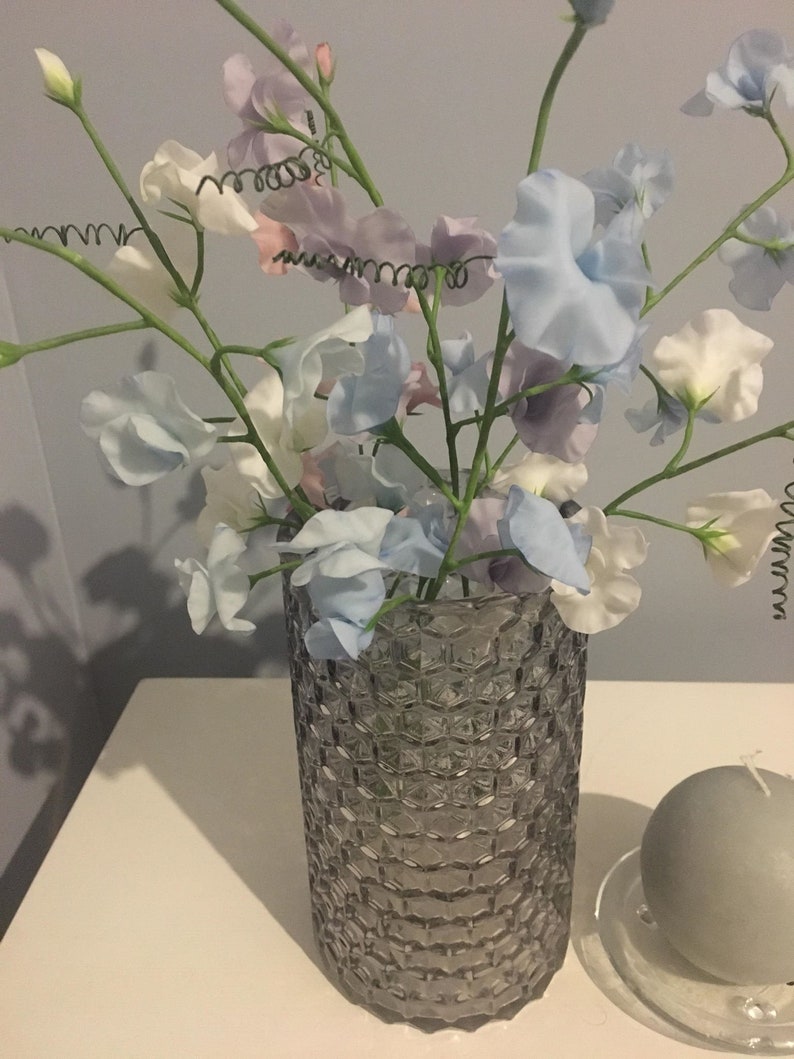 Fragrant Peas-polymer Clay Flower Arrangement-cold - Etsy