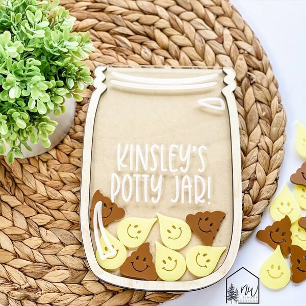Potty Training Rewards Jar - Etsy