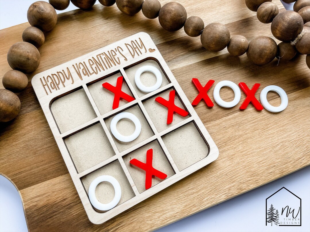 Valentines Day Tic Tac Toe Game, Valentines Day Gifts for Kids, Tic Tac ...