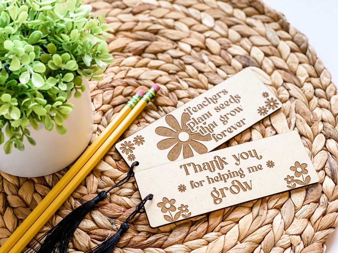 Teacher Appreciation Bookmark, Teacher Appreciation Gift, Gifts for ...
