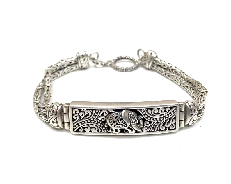 Vintage Sold as is ATI 925 ID Bracelet Bali 7 Inches - Etsy