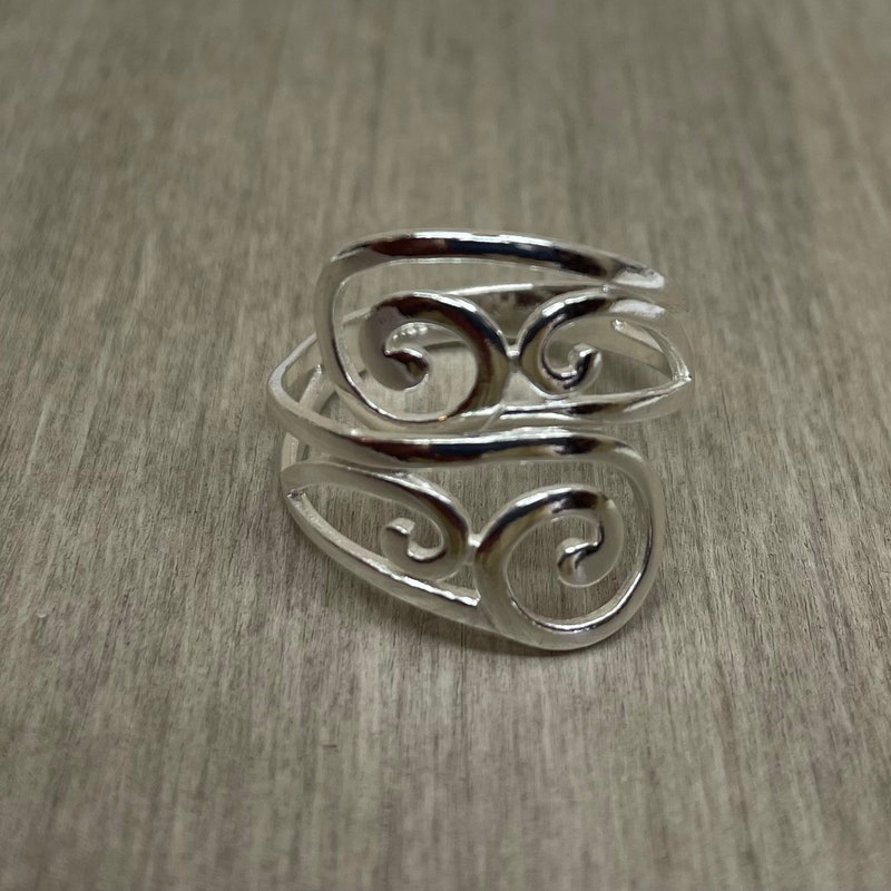Filigree Silver Ring - Etsy