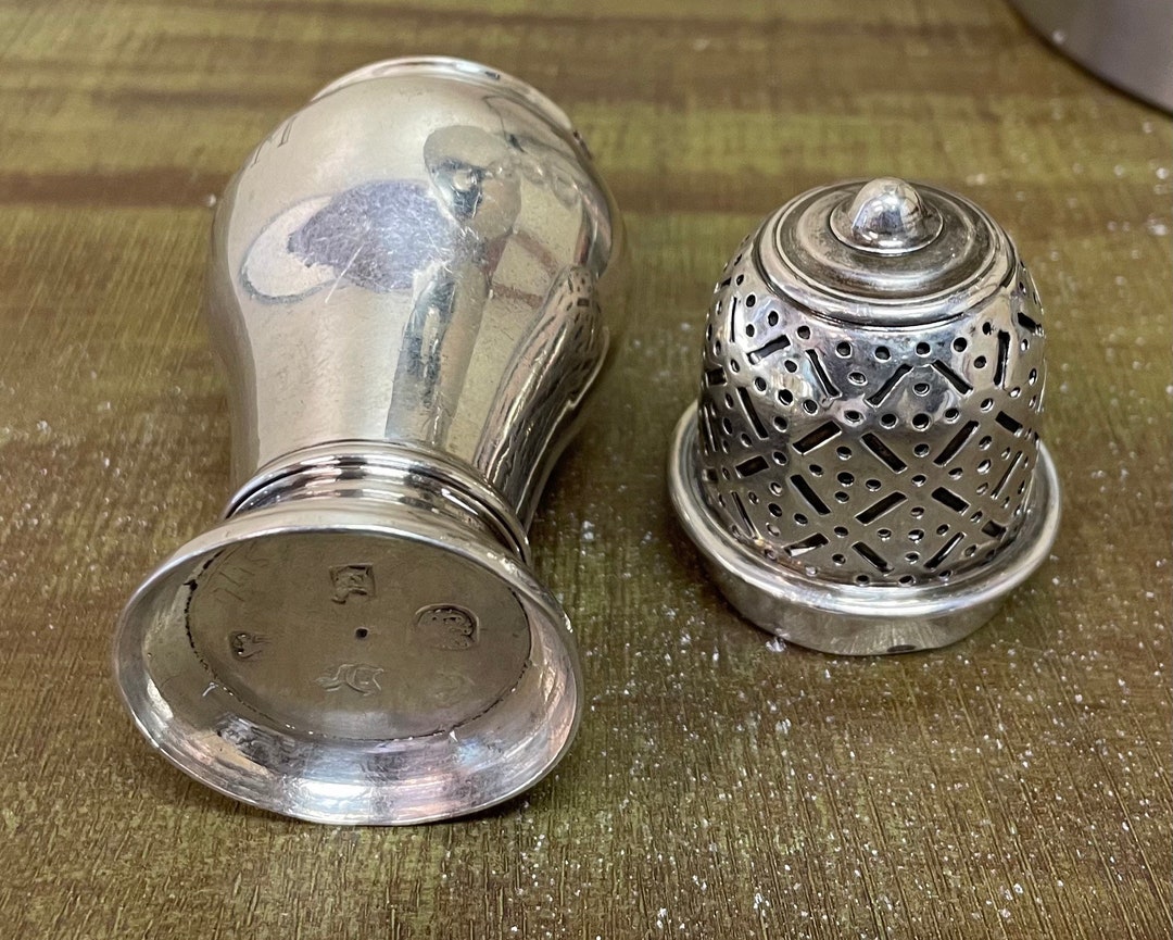 Rare Antique English Sterling Silver Pepper Pot / Sugar Shaker - Etsy
