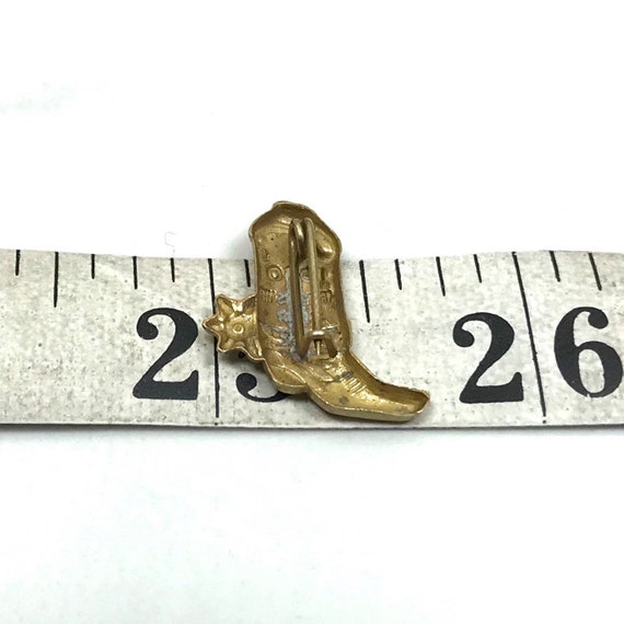 1960 Membership Spur bronze cowboy boot. # 2224 - Gem