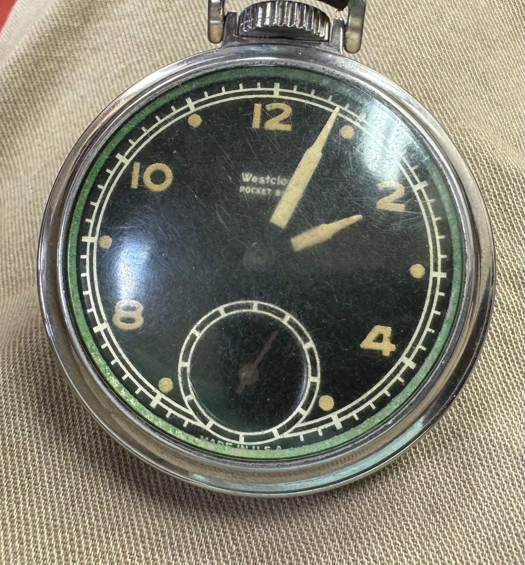 Vintage Westclox Pocket Ben Pocket Watch Works.#2205wb.free Shipping ...