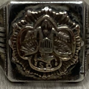 Vintage Sterling Silver & 10k Girl Scouts Signet Ring Size 8 - Etsy