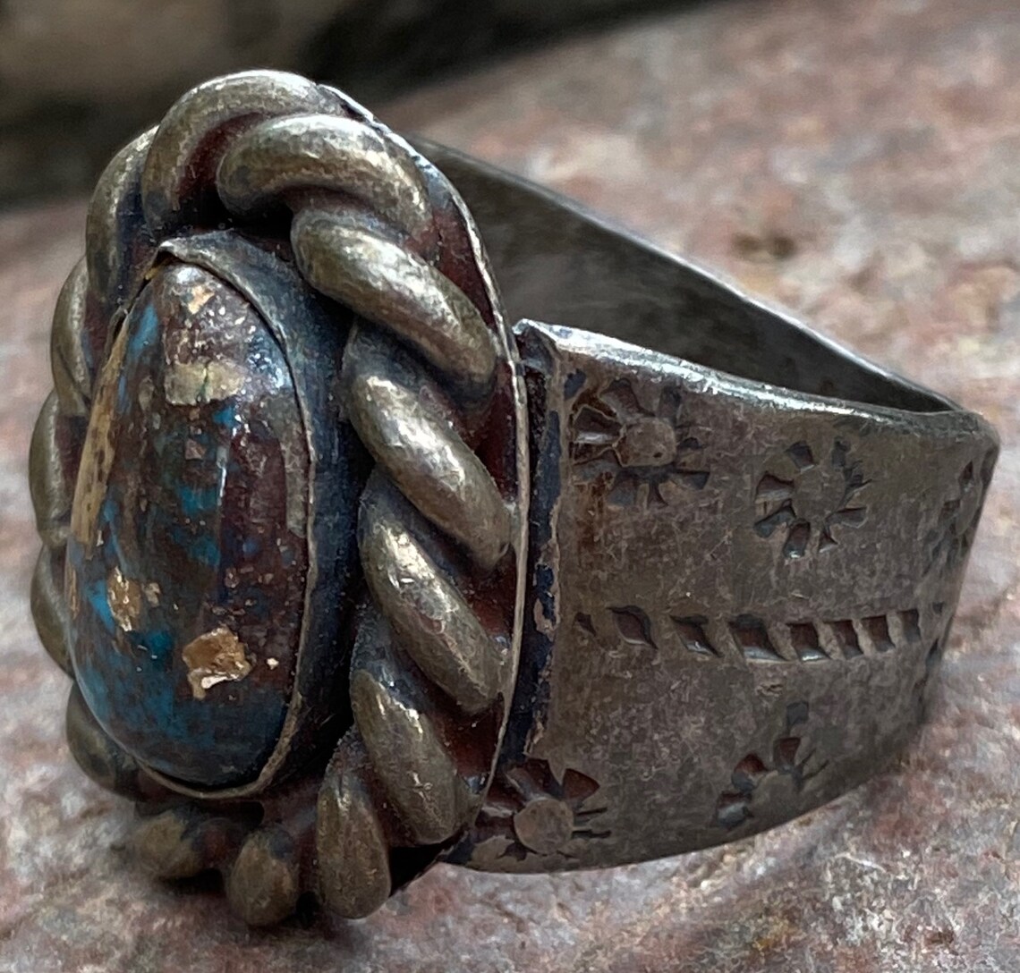 Vintage Rare Collectible Native American Bisbee Natural | Etsy