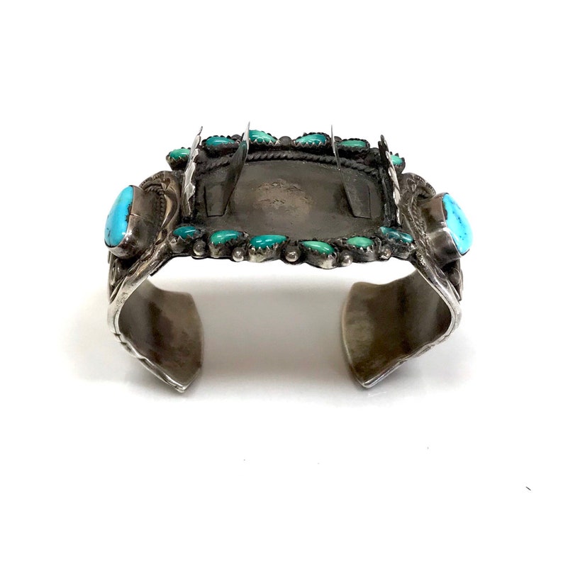 Navajo Sterling Silver Native American Watch Cuff Bracelet | Etsy