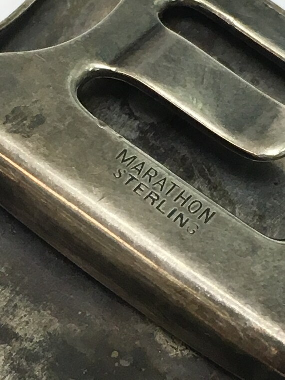 Beautiful Vintage Art Deco Marathon Sterling Silver … - Gem