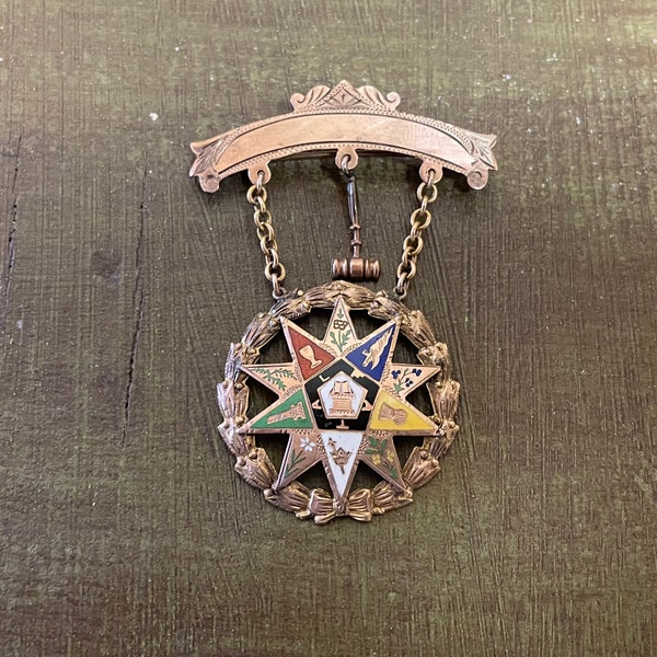 Order of Eastern Star Pin - Etsy