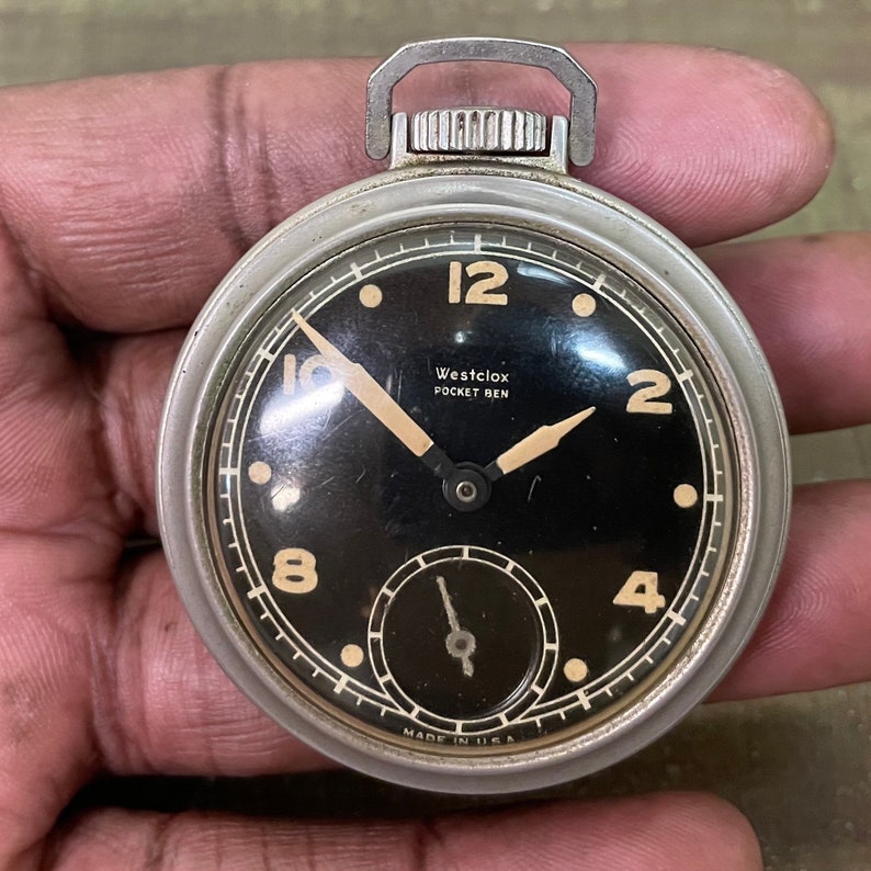 Vintage 1950s Westclox Pocket Ben Pocket Watch. - Etsy