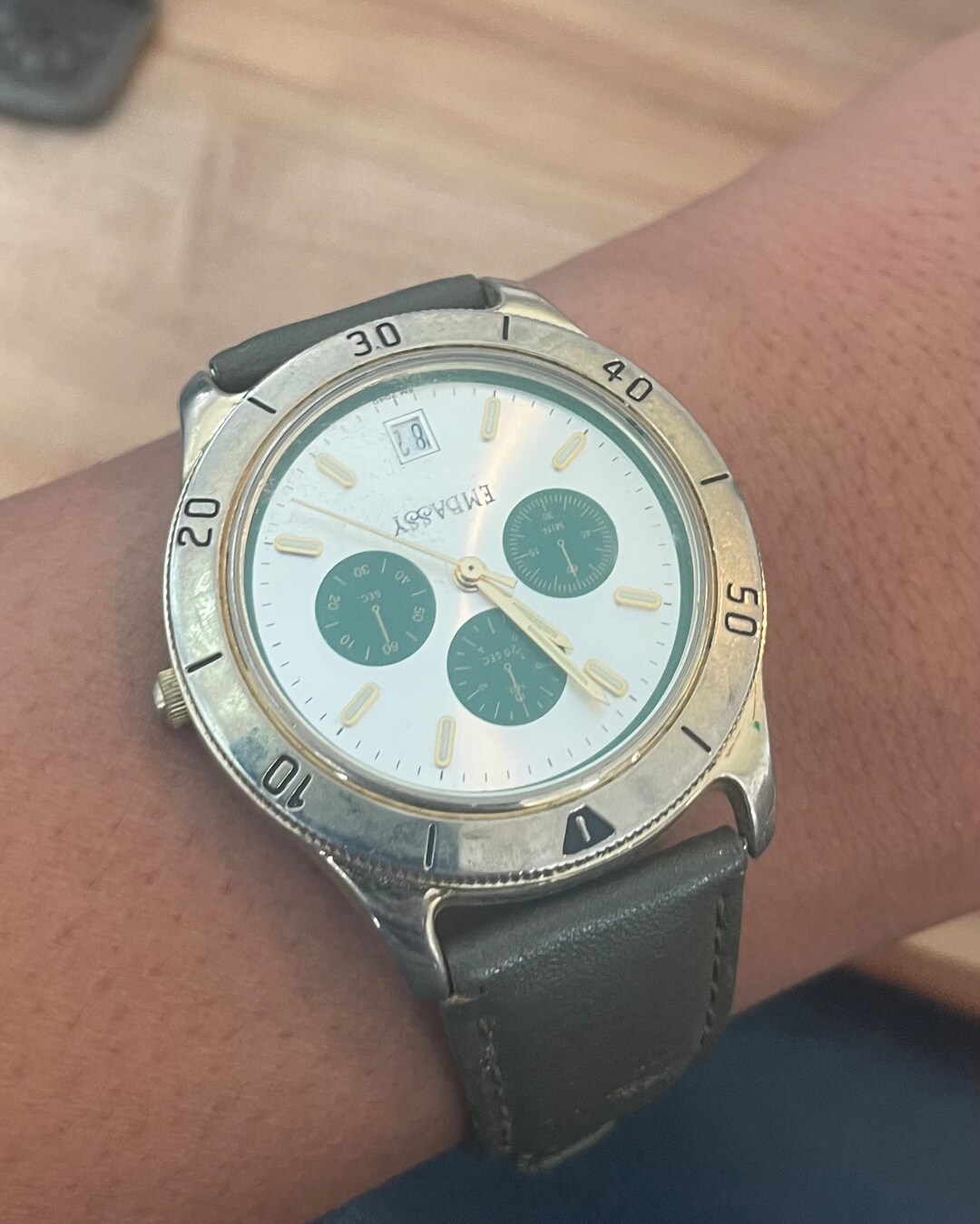 Embassy Quartz Men’s Watch.#3009wbfree Shipping!! - Etsy