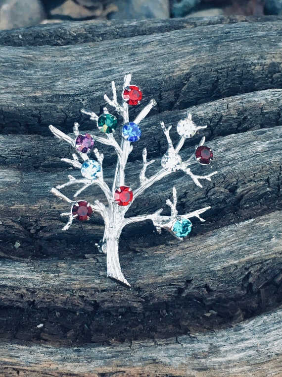 Vintage multi stone tree - Gem