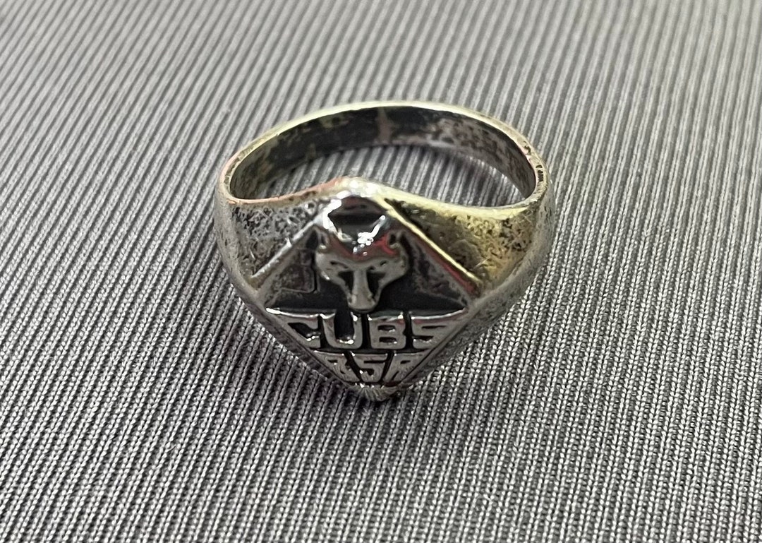 Vintage Sterling Silver Cub Scout Ring Size 4 1/2. #500 T2.free ...