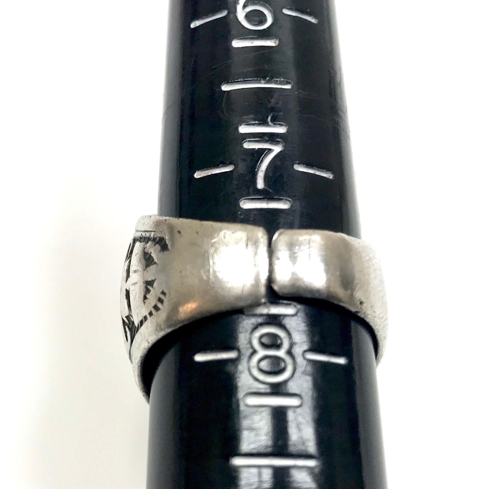 Vintage WW2 Sterling & Brass US Military Ring Size 7.free | Etsy