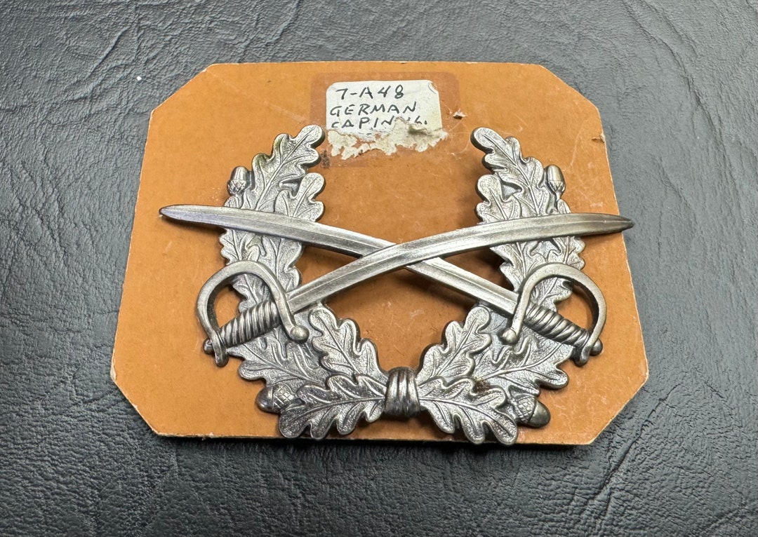 Vintage West Germany Insignia Crossed Swords Pin/ - Etsy