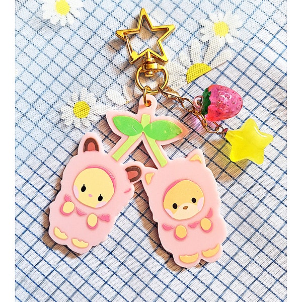 Calico Critter Keychain Cherry - Etsy