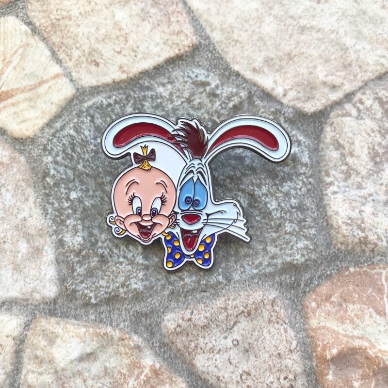 Rabbit Pin - Etsy