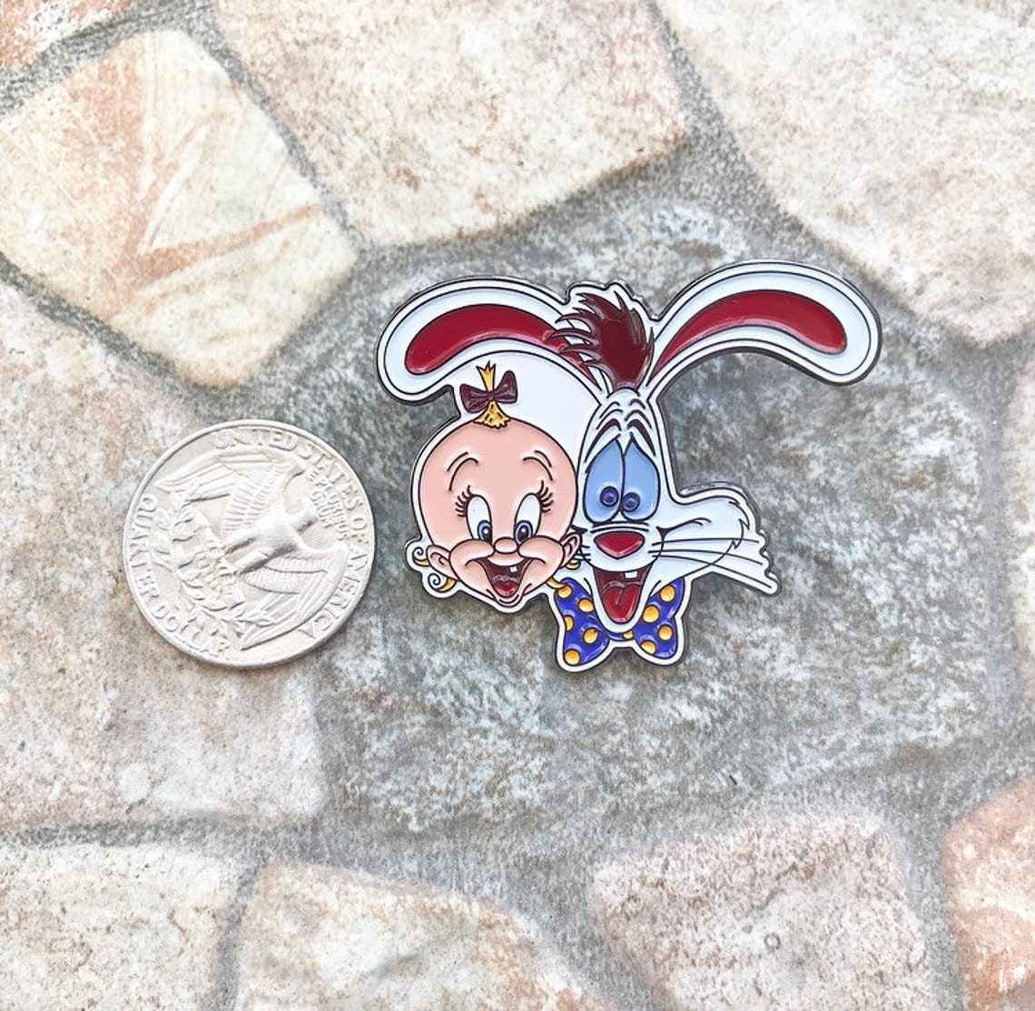 Roger Rabbit & Baby Herman Enamel Pin - Etsy