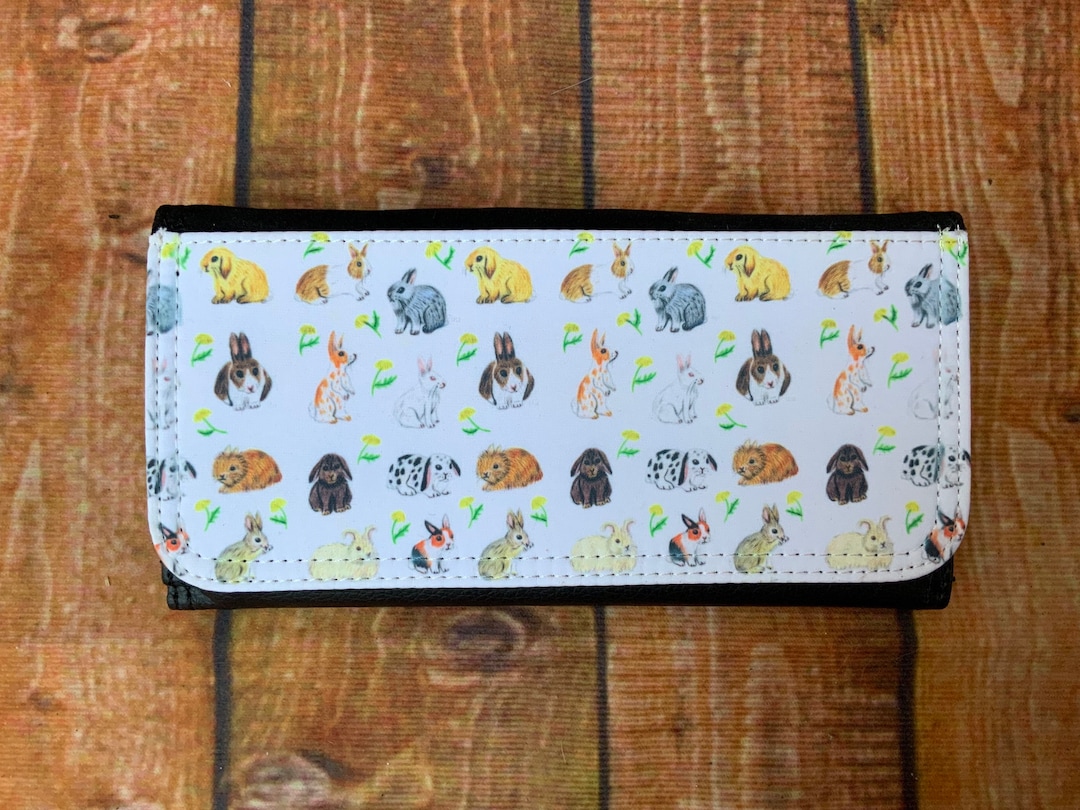 Bunny Rabbit, Wallet, Purse, Rabbit, Card Holder, Ladies Wallet, Easter ...