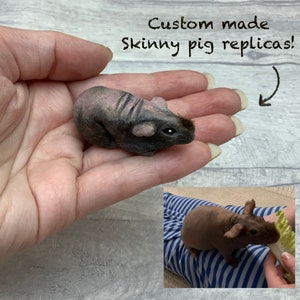 Custom Guinea Pig Sculpture, Guinea Pig Ornament, Guinea Pig Gifts, Pet ...