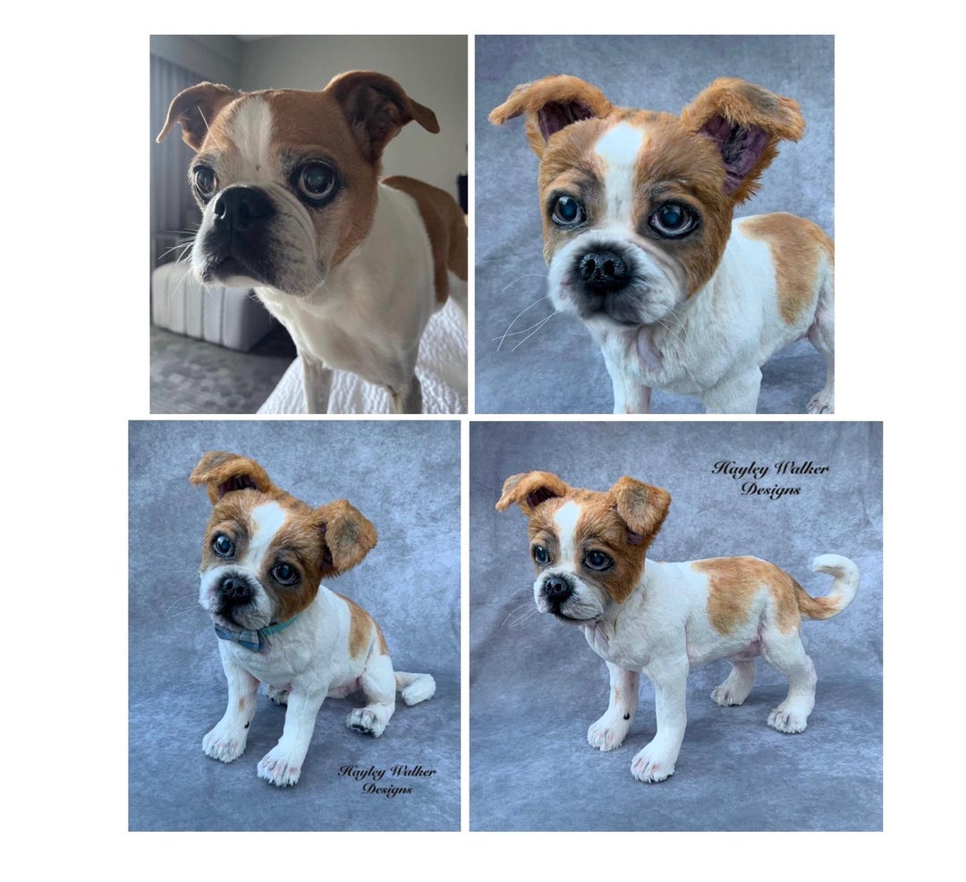 Custom Made Dog, Life Size, Dog Replica, Poseable, Soft Sculpture ...