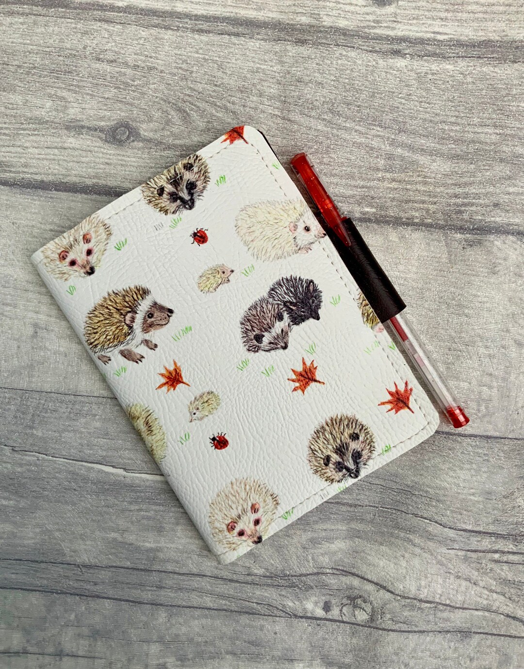Hedgehog/ Notebook Cover/ A6 Notebook/ Hedgehog Gifts/ Isolation Gifts ...